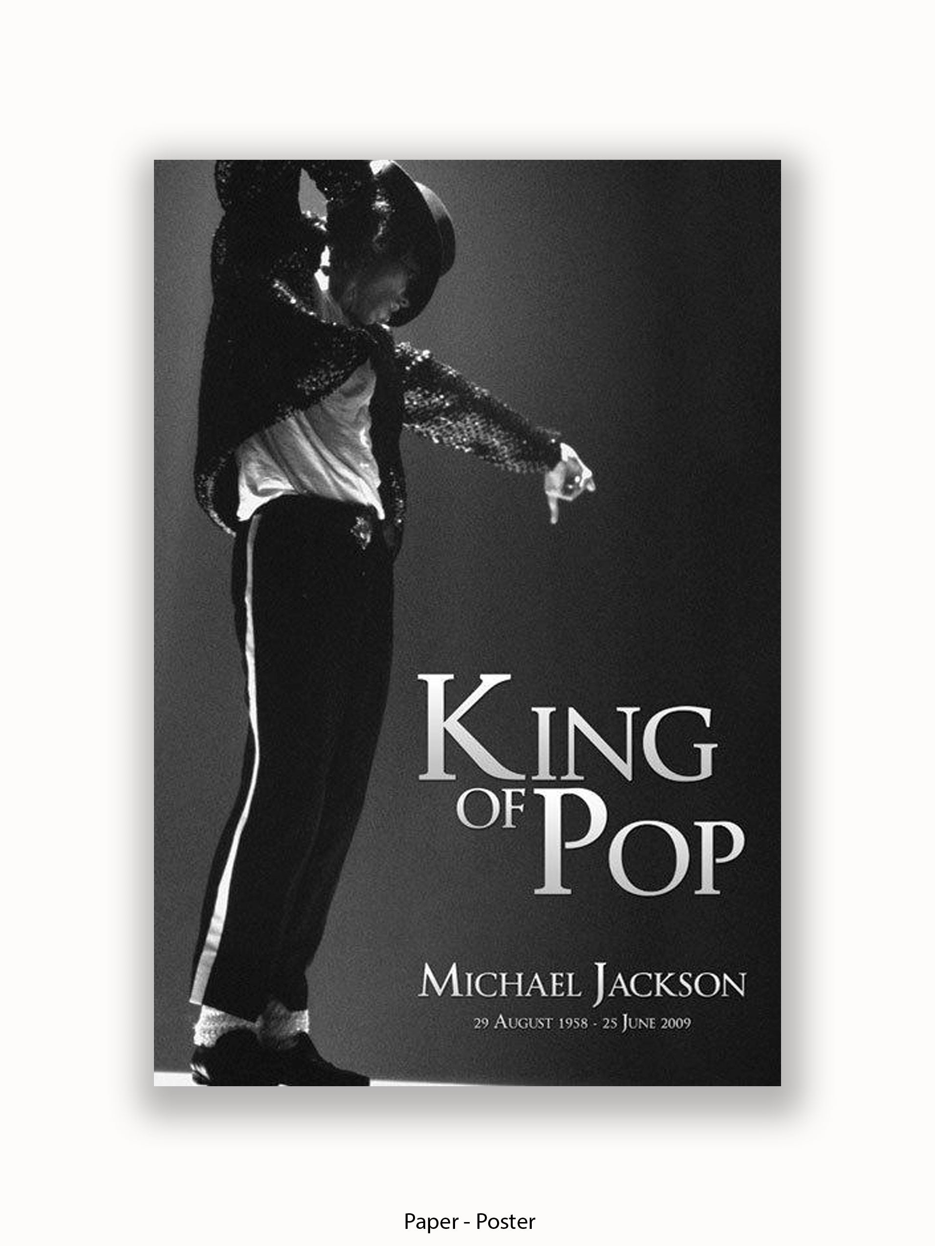 Michael Jackson King Of Pop Poster – www.onawallnearyou.com