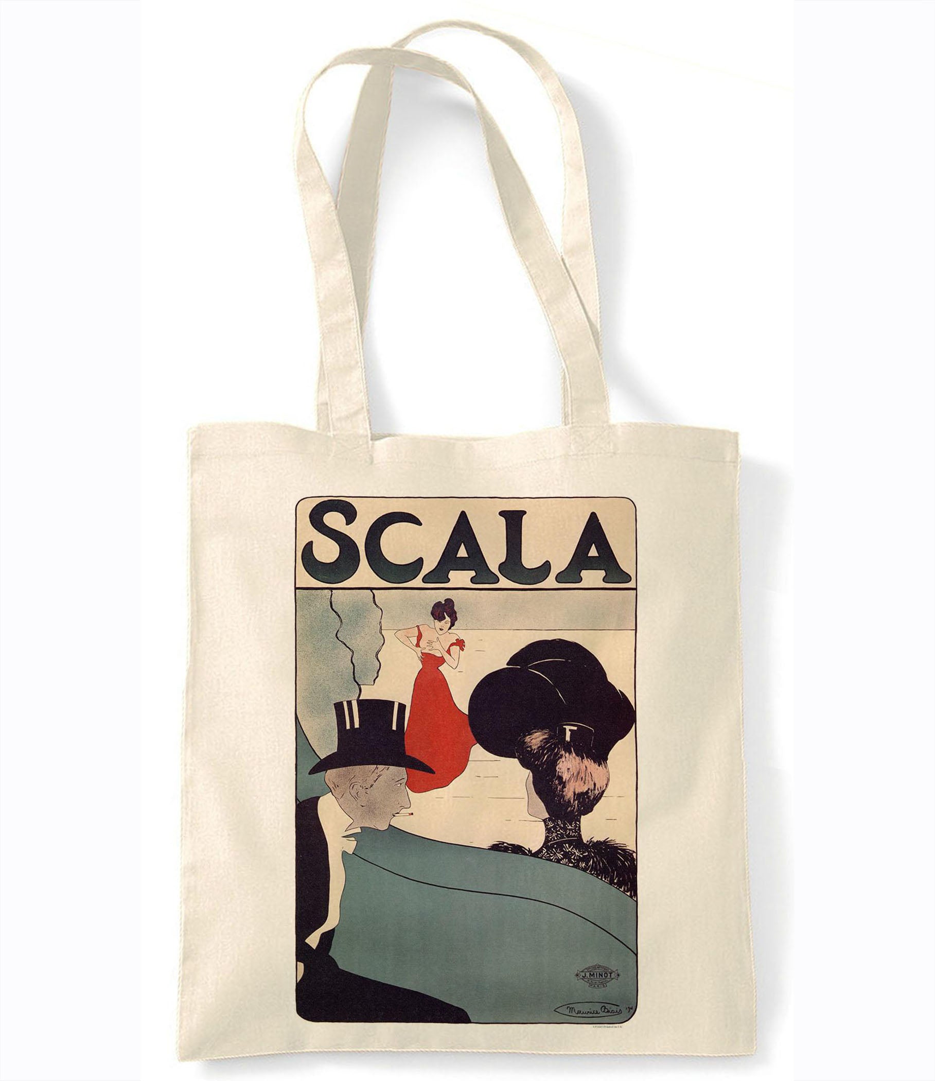 La Scala - Retro Shopping Tote Bag – www.onawallnearyou.com