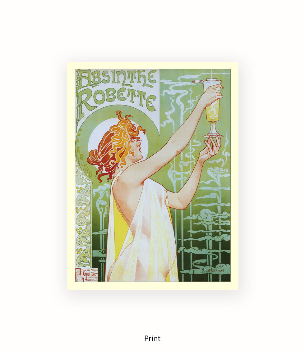 Absinthe Robette Art Print – www.onawallnearyou.com