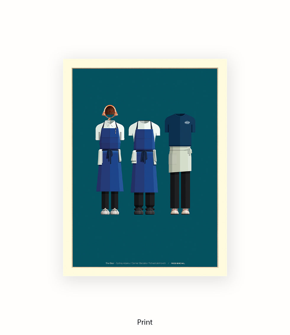 The Bear Fred Birchal Art Print – www.onawallnearyou.com