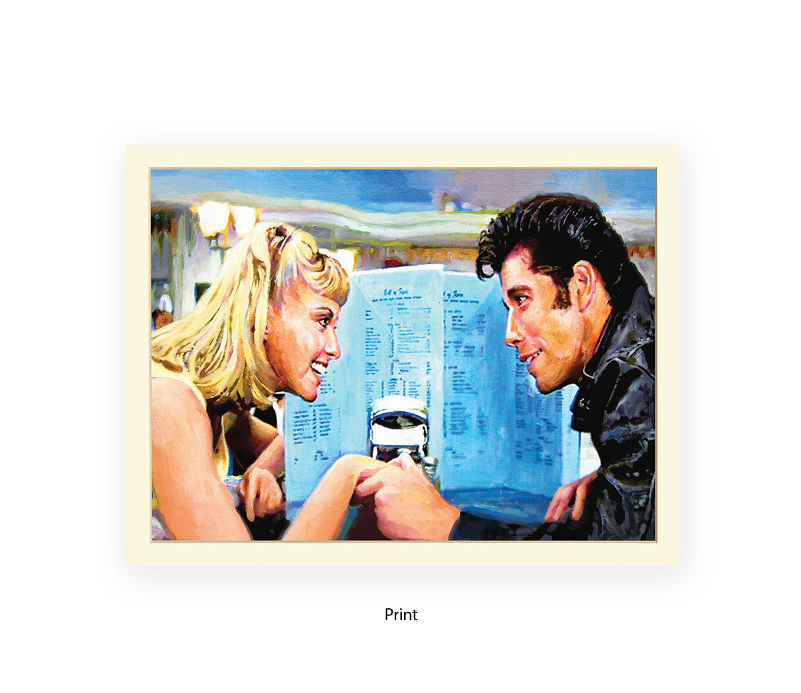 Grease - Diner - Michael Kozlov Art Print – www.onawallnearyou.com