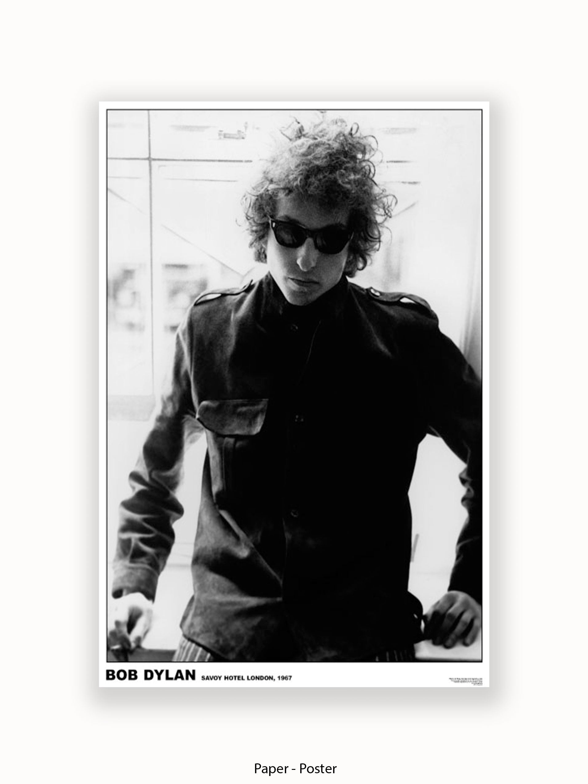 Bob Dylan - Mayfair Hotel 1967 - Shades VERTICAL- Poster – www ...